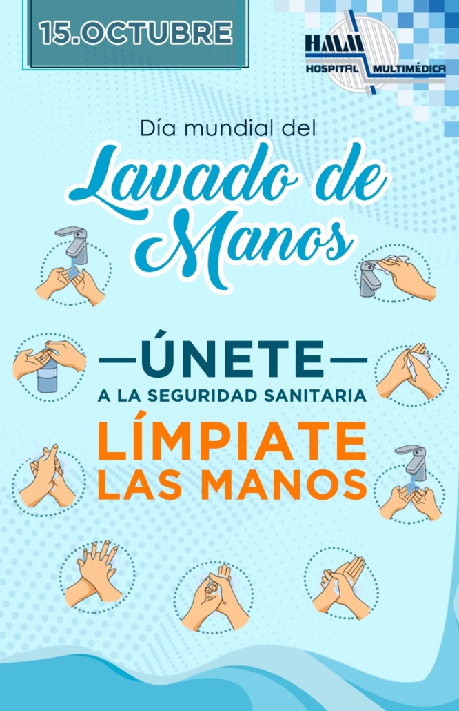 15 de octubre día mundial del lavado de manos – Hospital Multimédica Norte